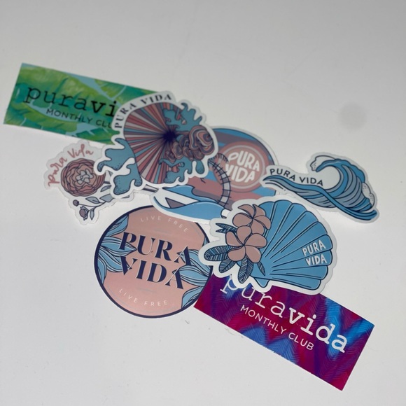 Pura Vida | Other | Limited Edition Pura Vida Sticker Set | Poshmark